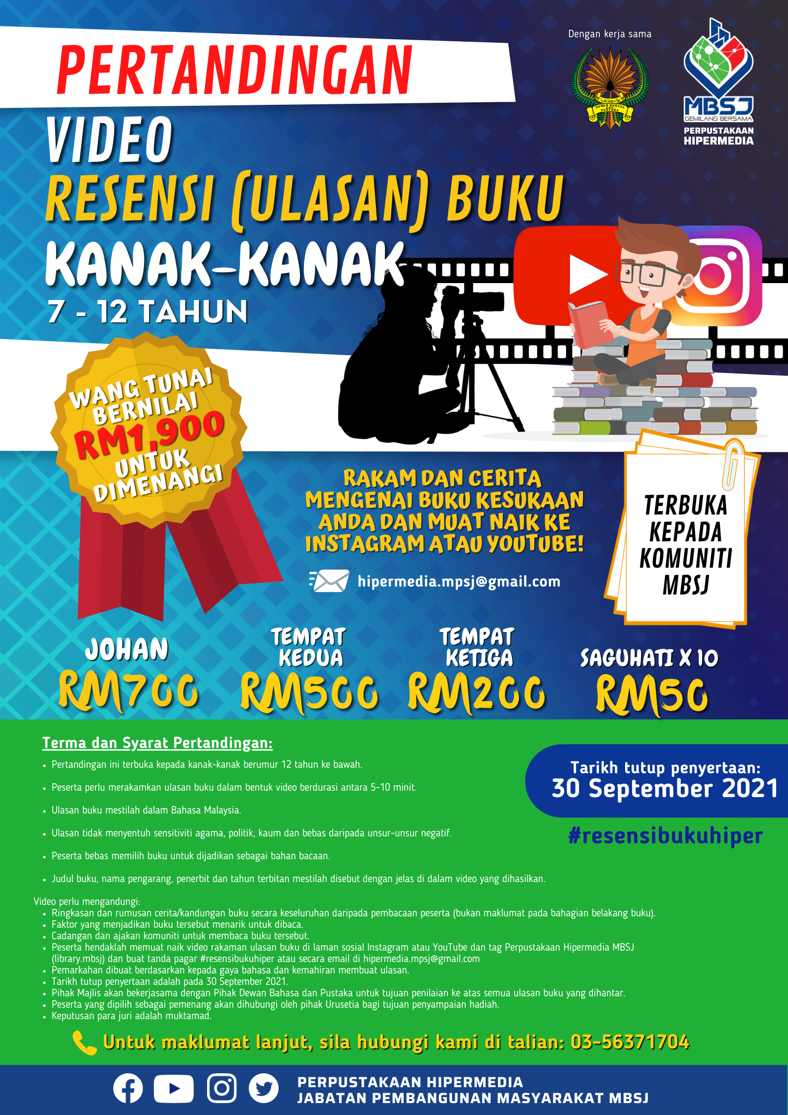 Program Pertandingan Resensi Buku (ulasan Buku) | Majlis Bandaraya ...