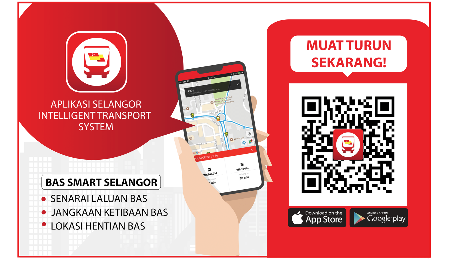 Peta / Jadual Perjalanan Bas Smart Selangor | Majlis Bandaraya Subang Jaya